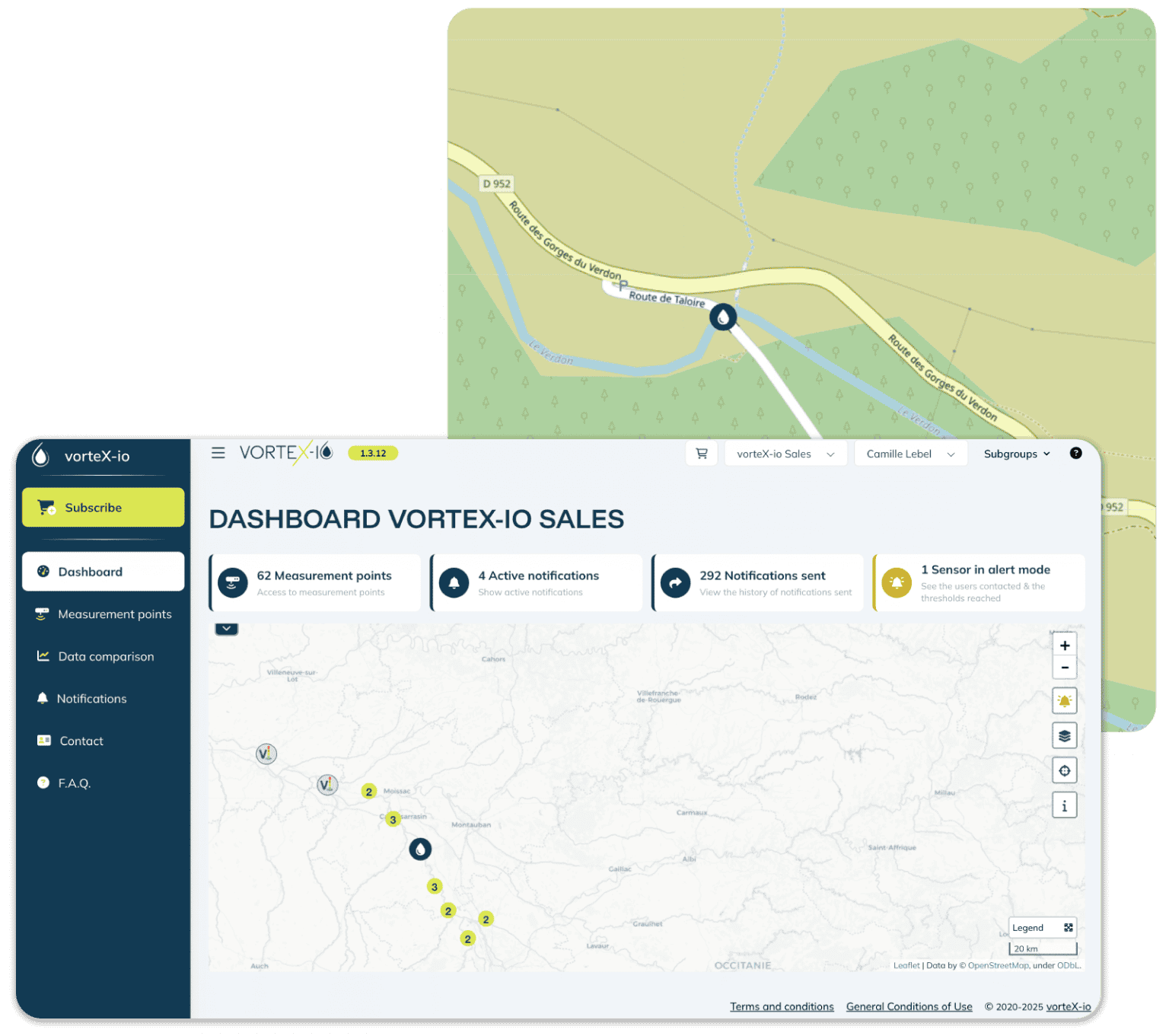 Water management software - vorteX-io